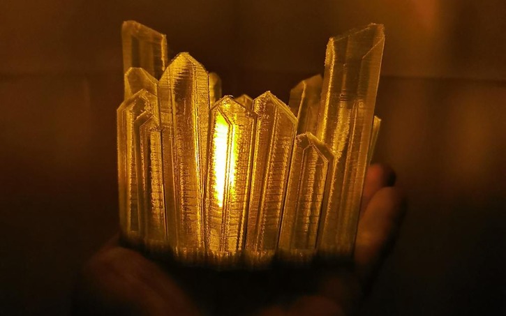 3D design Crystal candle holder - Tinkercad