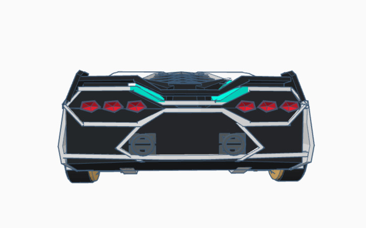 3D design Lamborghini Sian FKP37 ED - Tinkercad