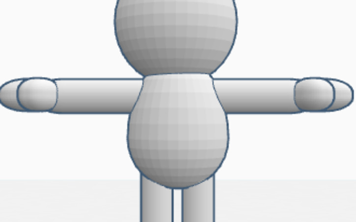 3D design Dandy world OC maker - Tinkercad