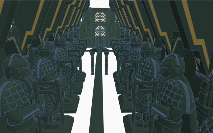 3D design Erebor throne room - Tinkercad