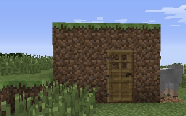 3D design Minecraft noob house - Tinkercad