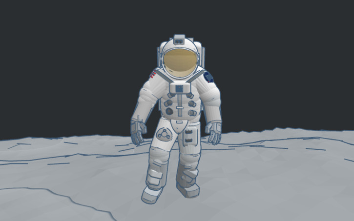 3D design Astronaut - Tinkercad