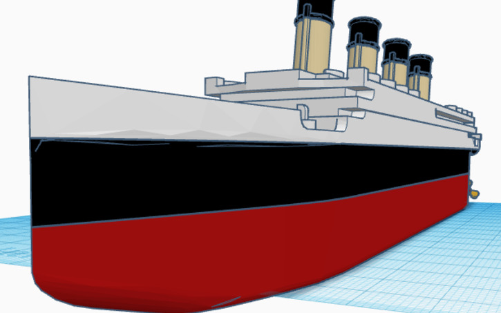 3D design Simple RMS Titanic Version 2.0 - Tinkercad