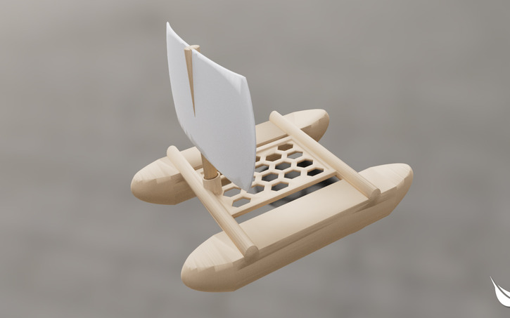 3D design 3d Print a Raft - Tinkercad