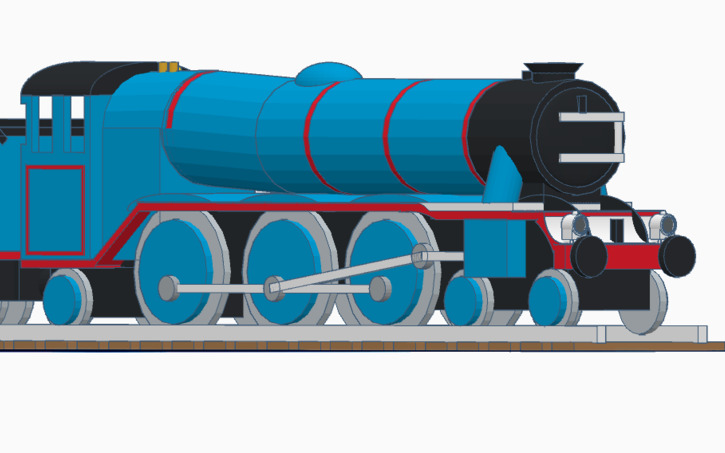 3D design (OLD) TVS Gordon the Express Engine (Gresley Class A1 Pacific ...