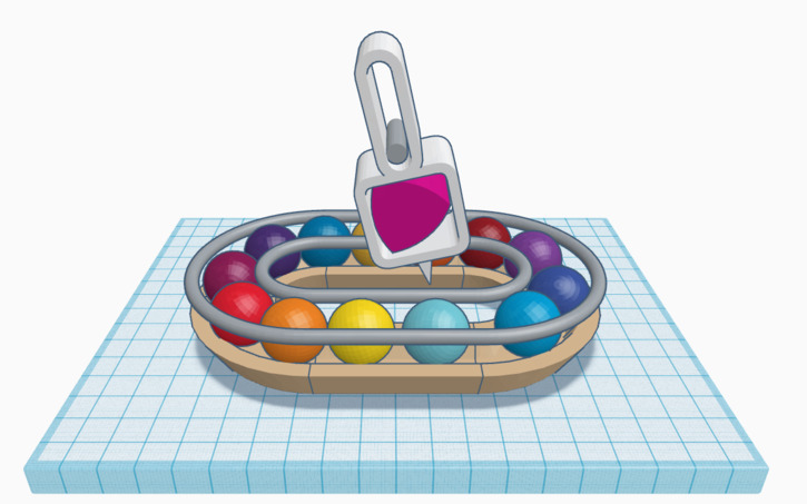 3D design Reuleaux Triangle Yoke SIM LAB - Tinkercad