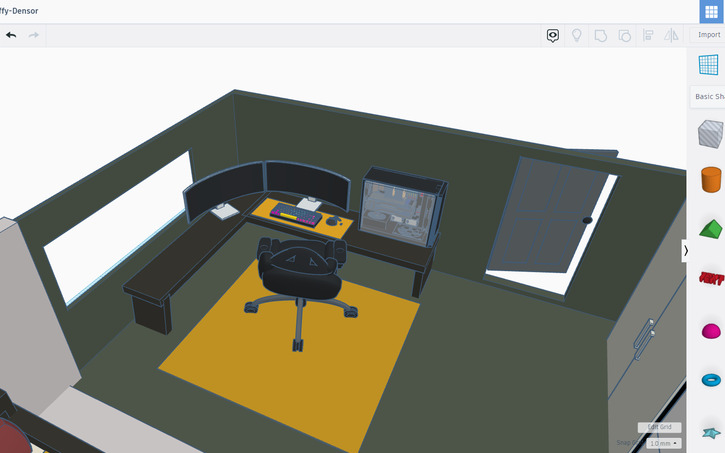 3D design Dream Room - Tinkercad