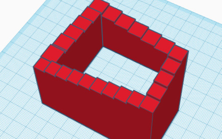 3D design infinity staircase - Tinkercad