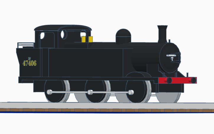 3D design UPDATE 3F Jinty Tank Engine - Tinkercad