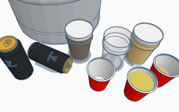 3D design Beer - Tinkercad