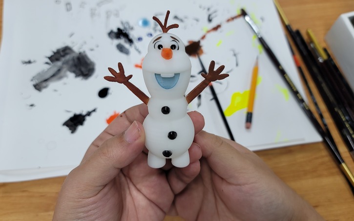 3D design Frozen Olaf - Tinkercad
