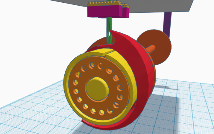 3D design Sewing Machine SIM LAB - Tinkercad