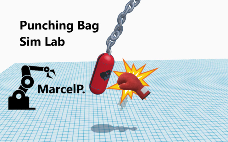 3D design Punching Bag - Sim Lab - Tinkercad