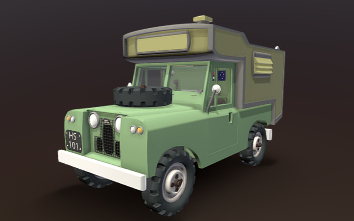 3D design 1958 Land Rover Series 2 - Tinkercad