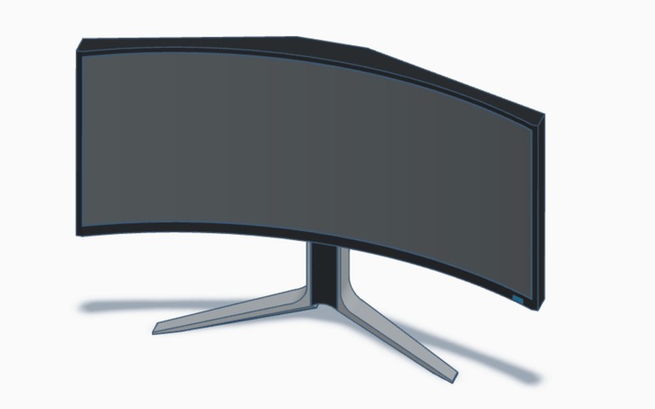 3D design Monitor - Tinkercad