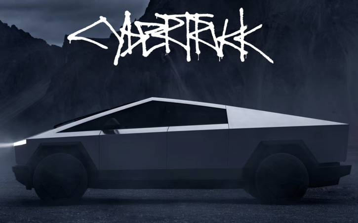 3D design Tesla Cybertruck - Tinkercad