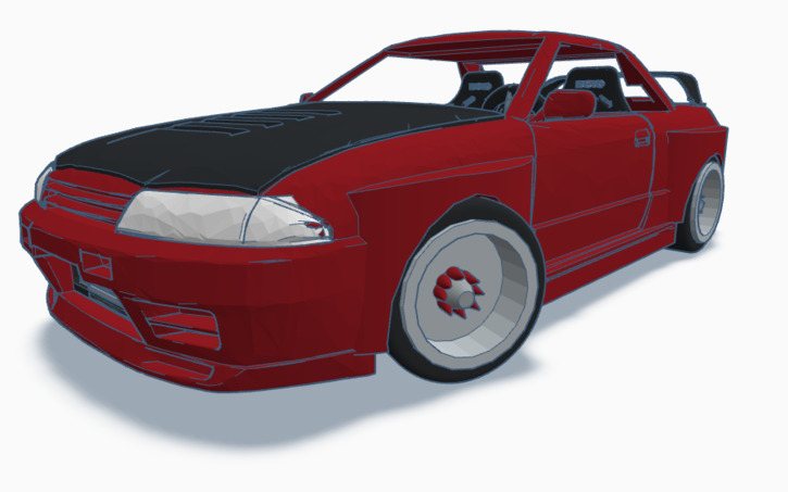 3D design Nissan Skyline GT-R R32 - Tinkercad