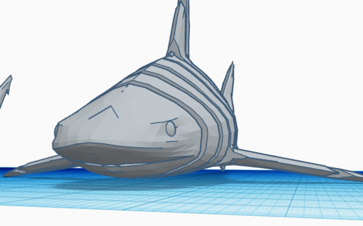 3D design Articulated Sharks - Tinkercad
