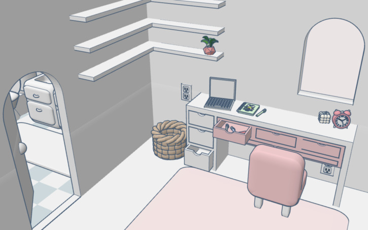 3D design dream room challenge :D - Tinkercad