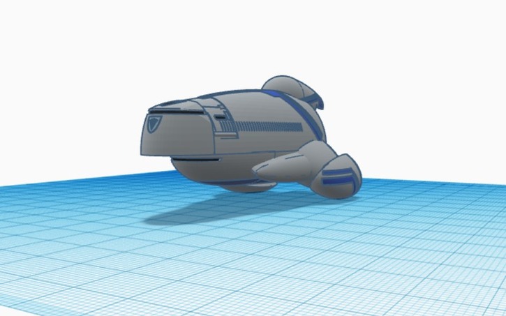 3D design The probe ship - Original version - Tinkercad