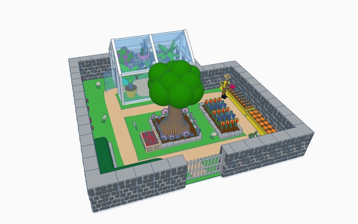 3D design Botanic Garden Collab - Tinkercad