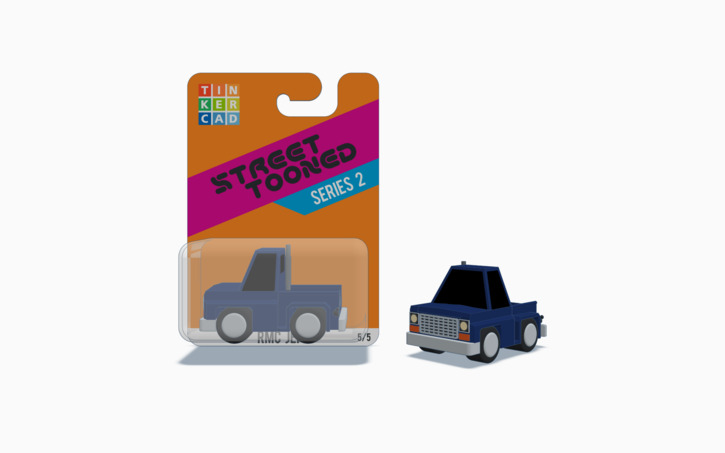 3D design STREET TOONED Series 2 - Tinkercad