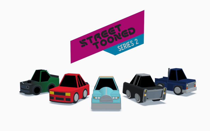 3D design STREET TOONED Series 2 - Tinkercad