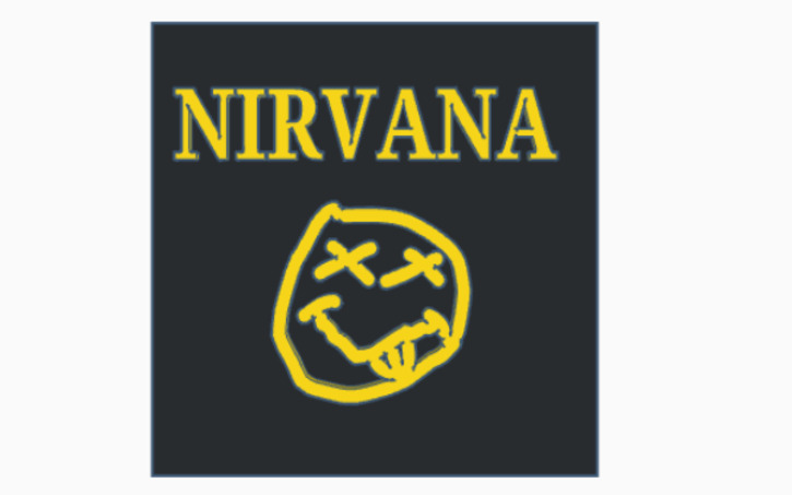 3D design Nirvana Album Cover - Tinkercad