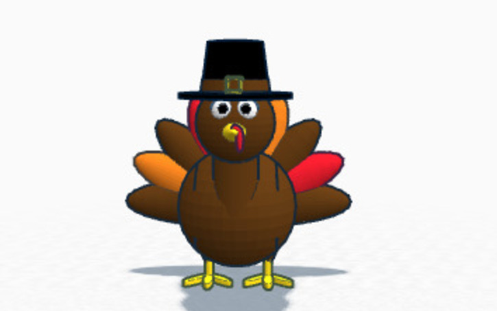 3D design Turkey #thanksgiving - Tinkercad