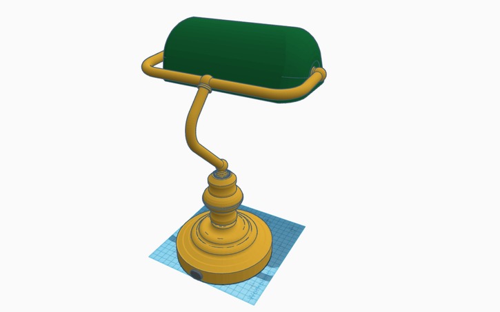 3d Design Desk Lamp Tinkercad