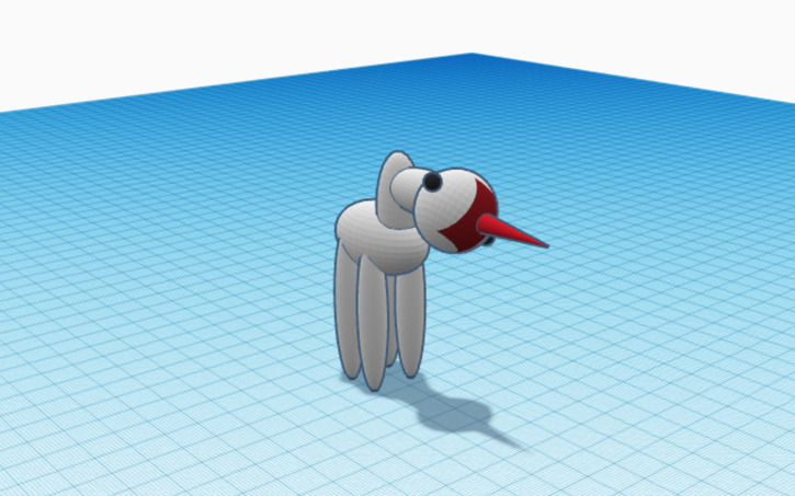 3D design Distorted animals: sheep - Tinkercad