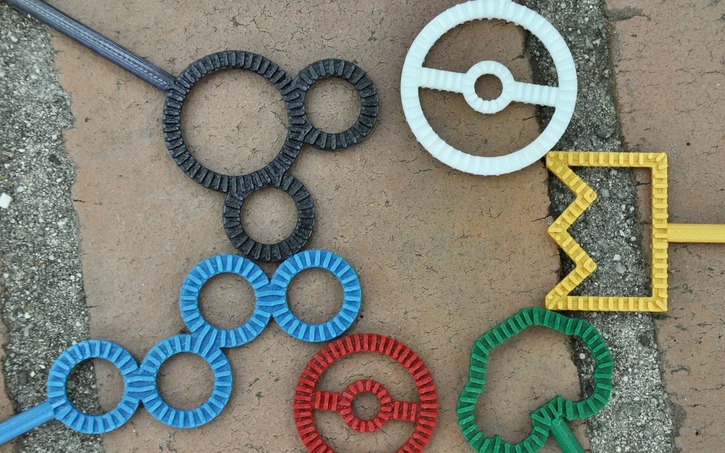 3D design Custom Bubble Wands - Tinkercad