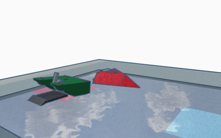 3D design Heart Warrior vs Flipper - Tinkercad