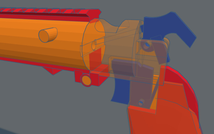 3D design "Nerf Blaster" - Tinkercad