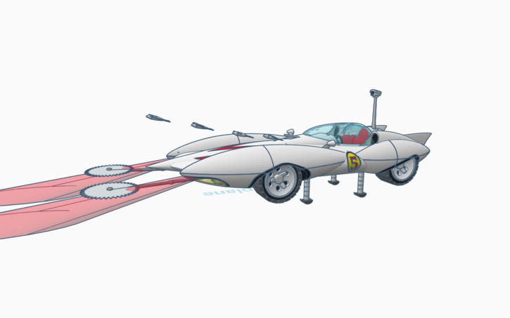 3D design MACH 5 SPEED RACER - Tinkercad