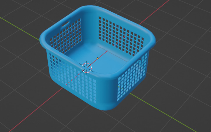 3D design Laundry Basket - Tinkercad