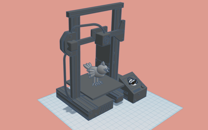 3D design 3D Printer - Tinkercad