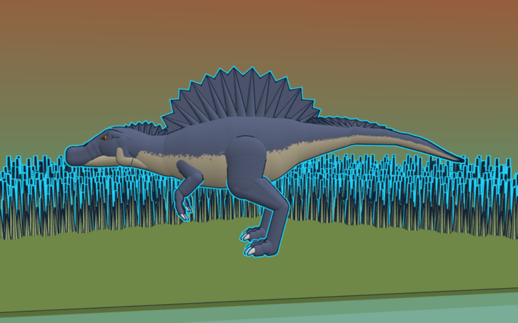 3D design Spinosaurus, Wetland Dweller - Tinkercad