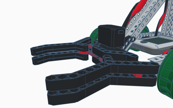 3D design Clawbot V5 - Tinkercad