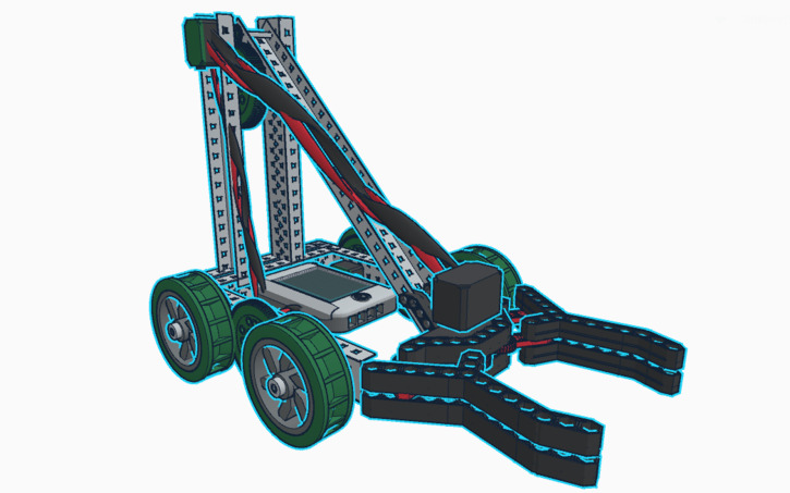 3D design Clawbot V5 - Tinkercad