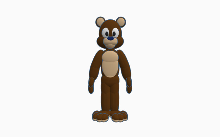3D design Bear oc template - Tinkercad