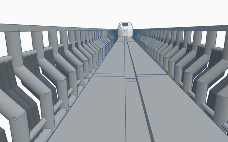 3D design Monorail - Tinkercad