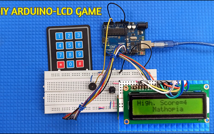 Circuit design Arduino-LCD Game(Mathopia) - Tinkercad