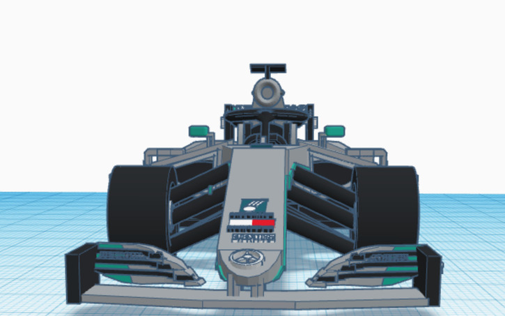 3D design Mercedes F1 AMG new! - Tinkercad