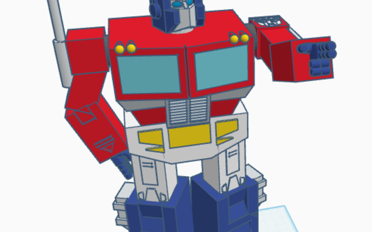 3D design Transformers Optimus Prime (G1) - Tinkercad