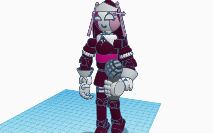 3D design Sarv Friday Night Funkin' Mid fight masses - Tinkercad