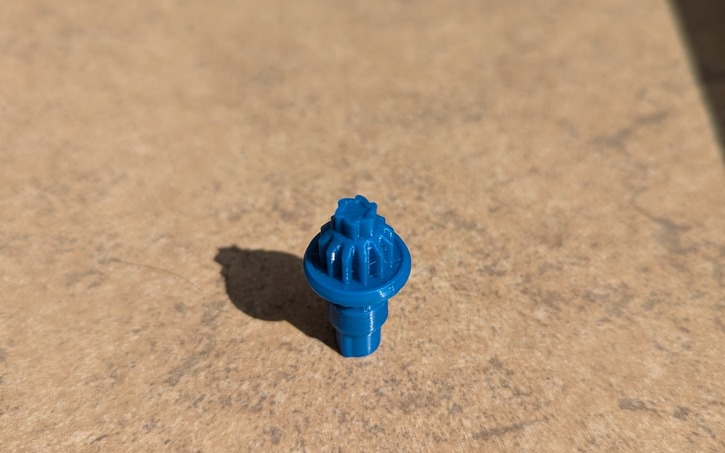 3D design Beyblade CX Vortex bit - Tinkercad
