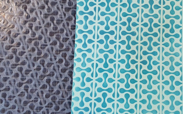 3D design Pattern Stencil - Tinkercad