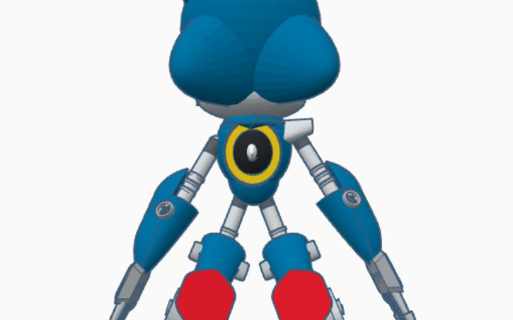 3D design Metal sonic - Tinkercad