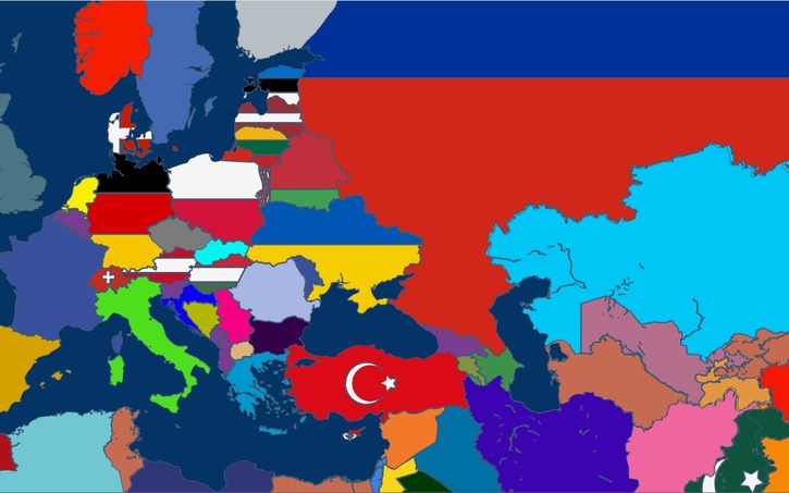 3D design World Map - Tinkercad